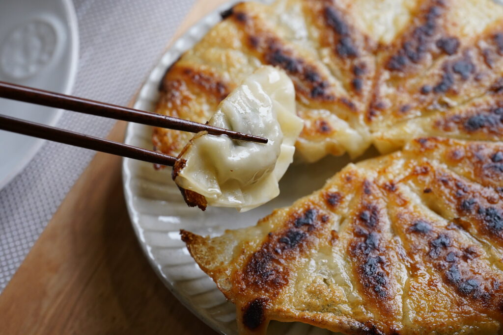 Authentic Japanese Gyoza with Garlic & Chives | Recipe Website – WAGA ...